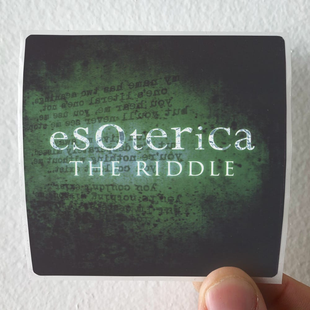 esOterica The Riddle Album Cover Sticker