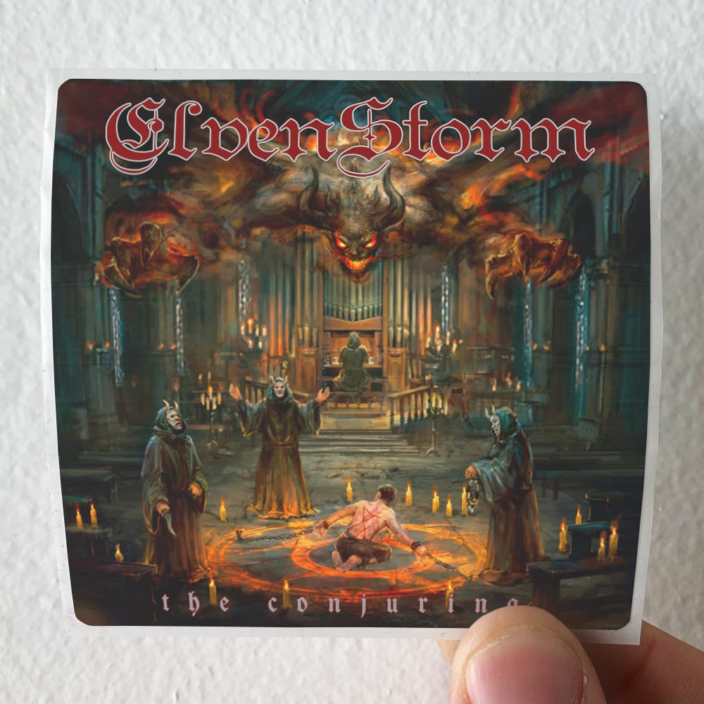 Elvenstorm The Conjuring Album Cover Sticker