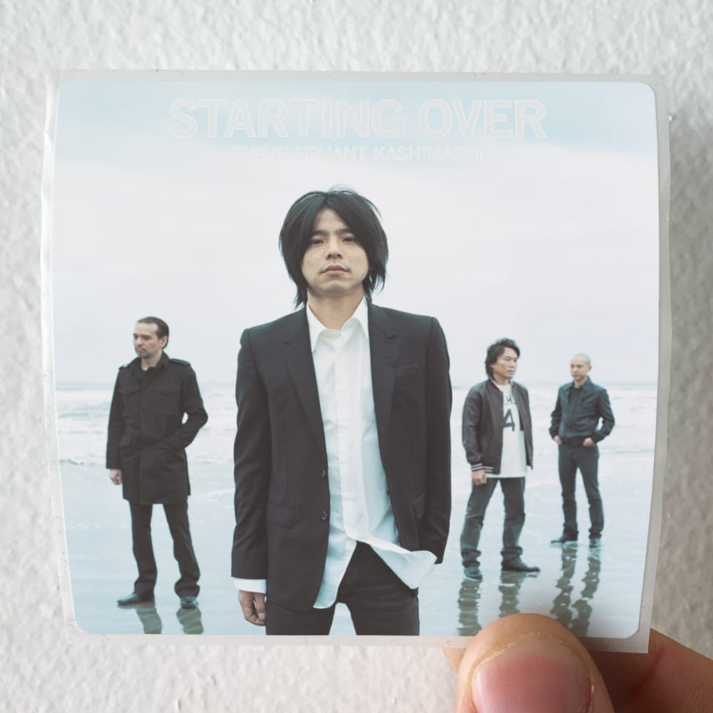 Elephant Kashimashi Starting Over Album Cover Sticker