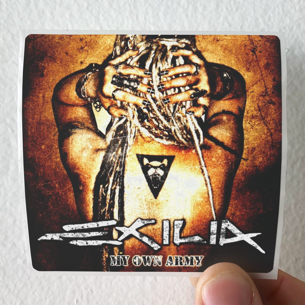 Exilia My Own Army Album Cover Sticker
