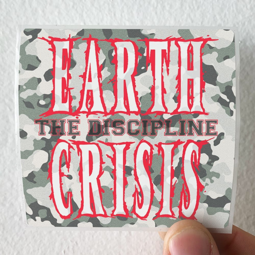 Earth Crisis The Discipline Album Cover Sticker