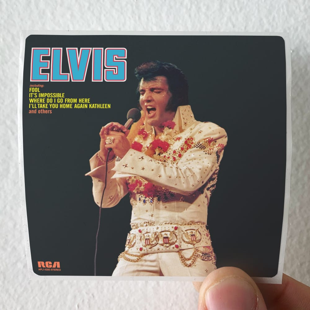 Elvis Presley The Fool Album Cover Sticker