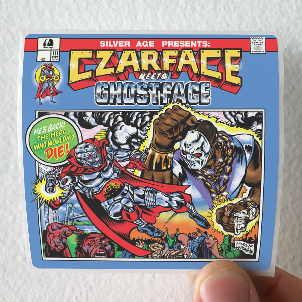 Ghostface Killah Czarface Meets Ghostface Album Cover Sticker