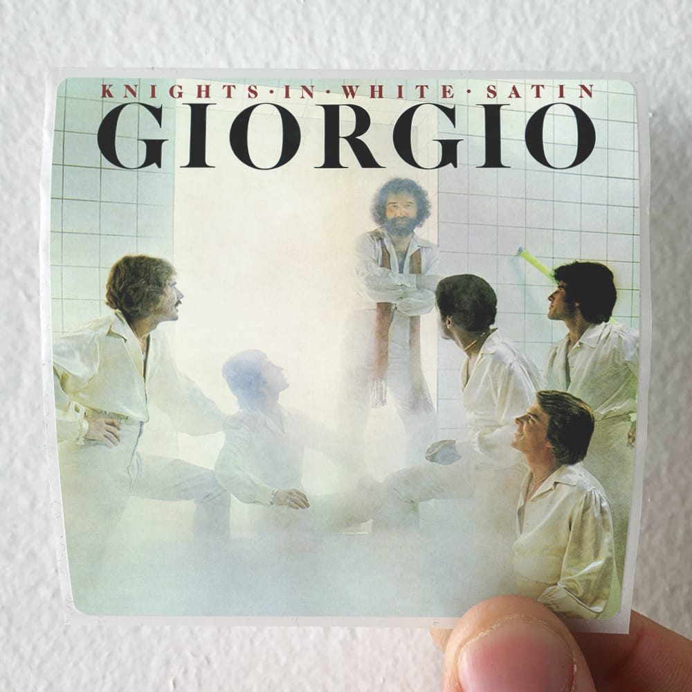 Giorgio Moroder Knights In White Satin Album Cover Sticker