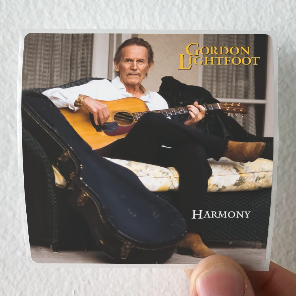 Gordon Lightfoot Harmony Album Cover Sticker