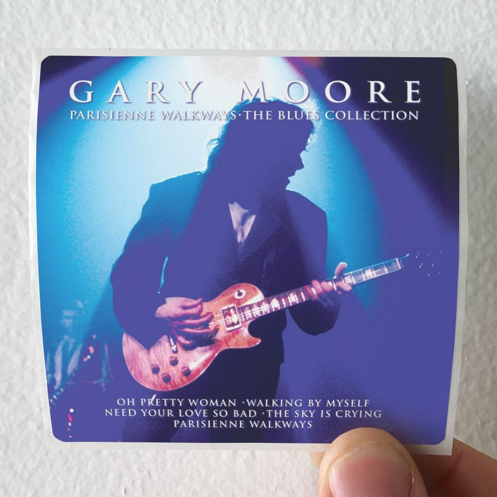 Gary Moore Parisienne Walkways The Blues Collection Album Cover Sticker