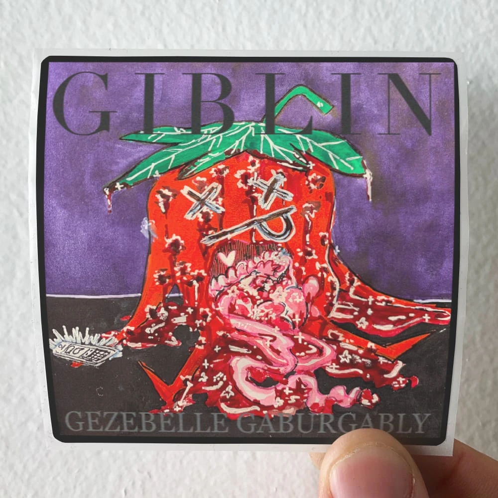 GEZEBELLE GABURGABLY Giblin Album Cover Sticker