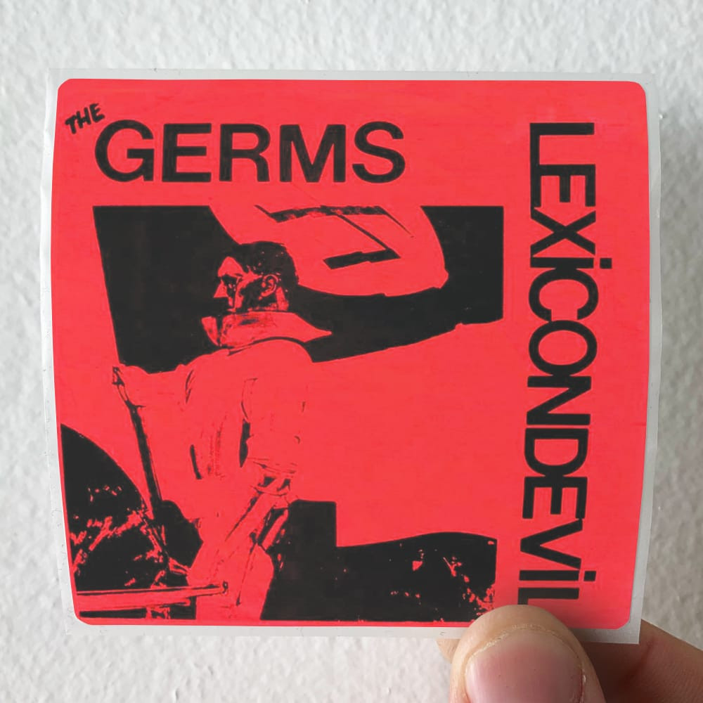 Germs Lexicon Devil Album Cover Sticker
