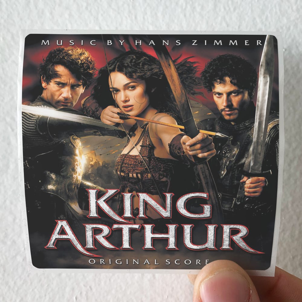 Hans Zimmer King Arthur Album Cover Sticker