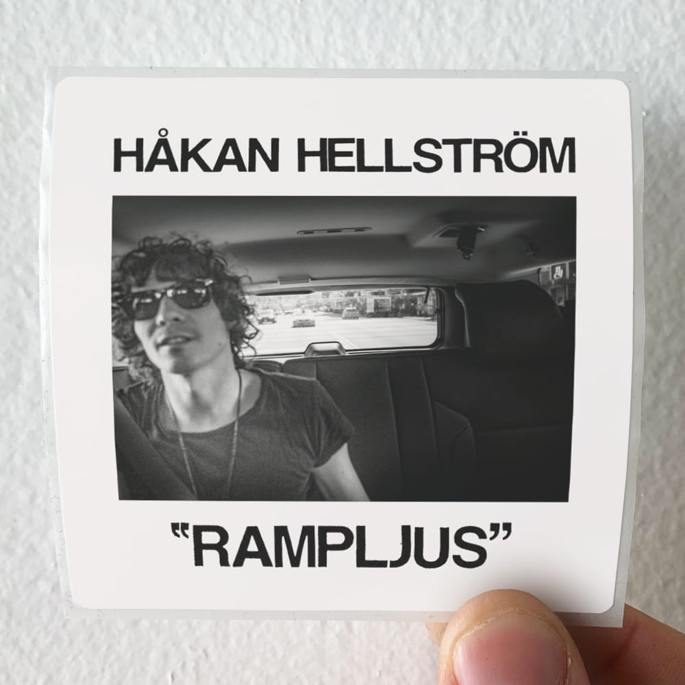 Hakan Hellstrom Rampljus Album Cover Sticker