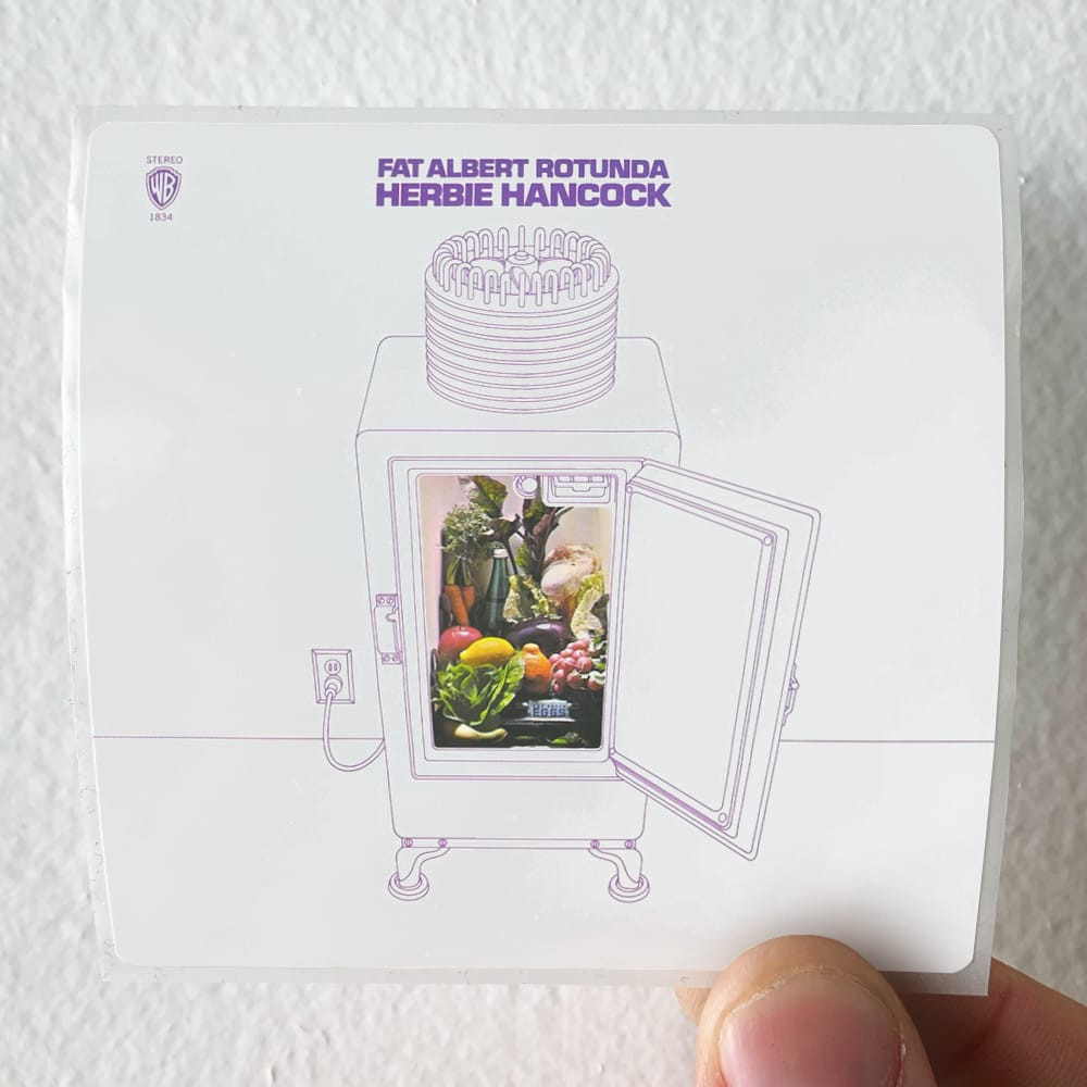 Herbie Hancock Fat Albert Rotunda Album Cover Sticker