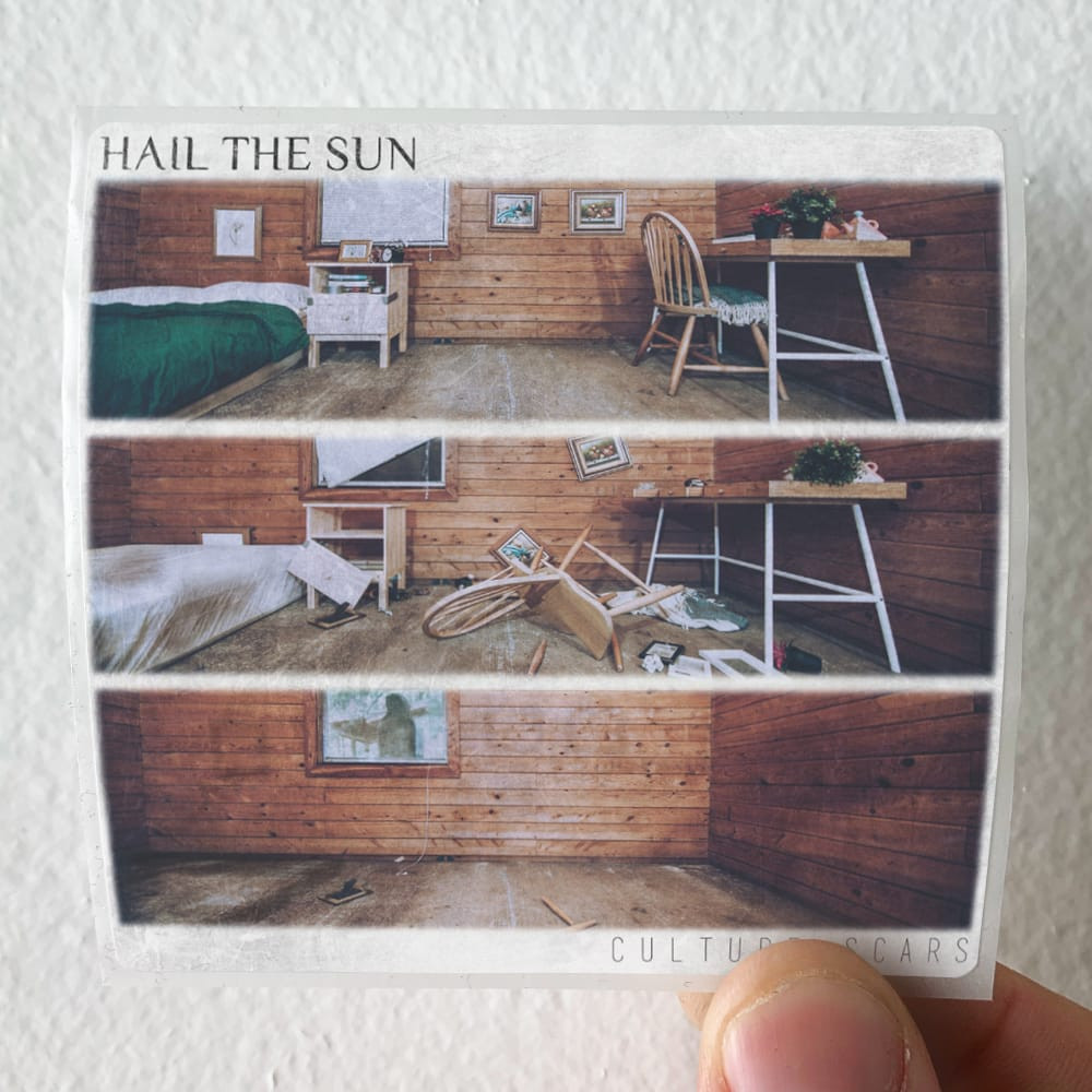 Hail the Sun Culture Scars Album Cover Sticker