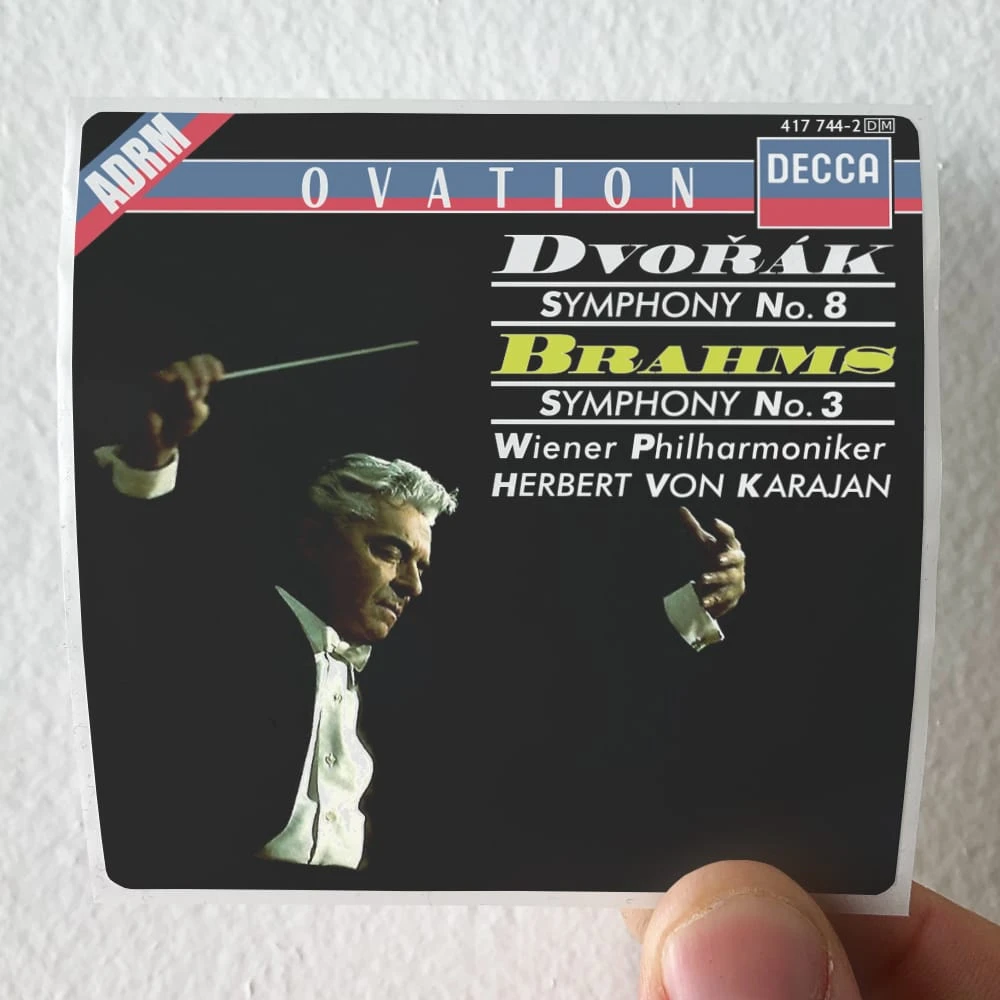 Herbert von Karajan Dvorak Symphony No 8 Brahms Symphony No 3 Album ...