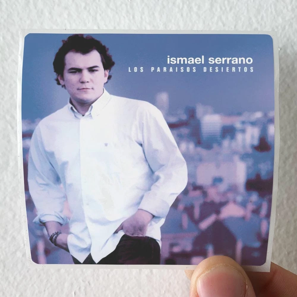 Ismael Serrano Los Parasos Desiertos Album Cover Sticker