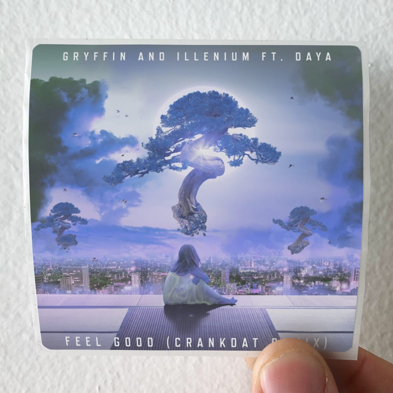 Illenium Feel Good Crankdat Remix Album Cover Sticker