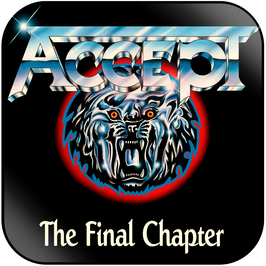 Accept The Final Chapter Album Cover Sticker Album Cover Sticker