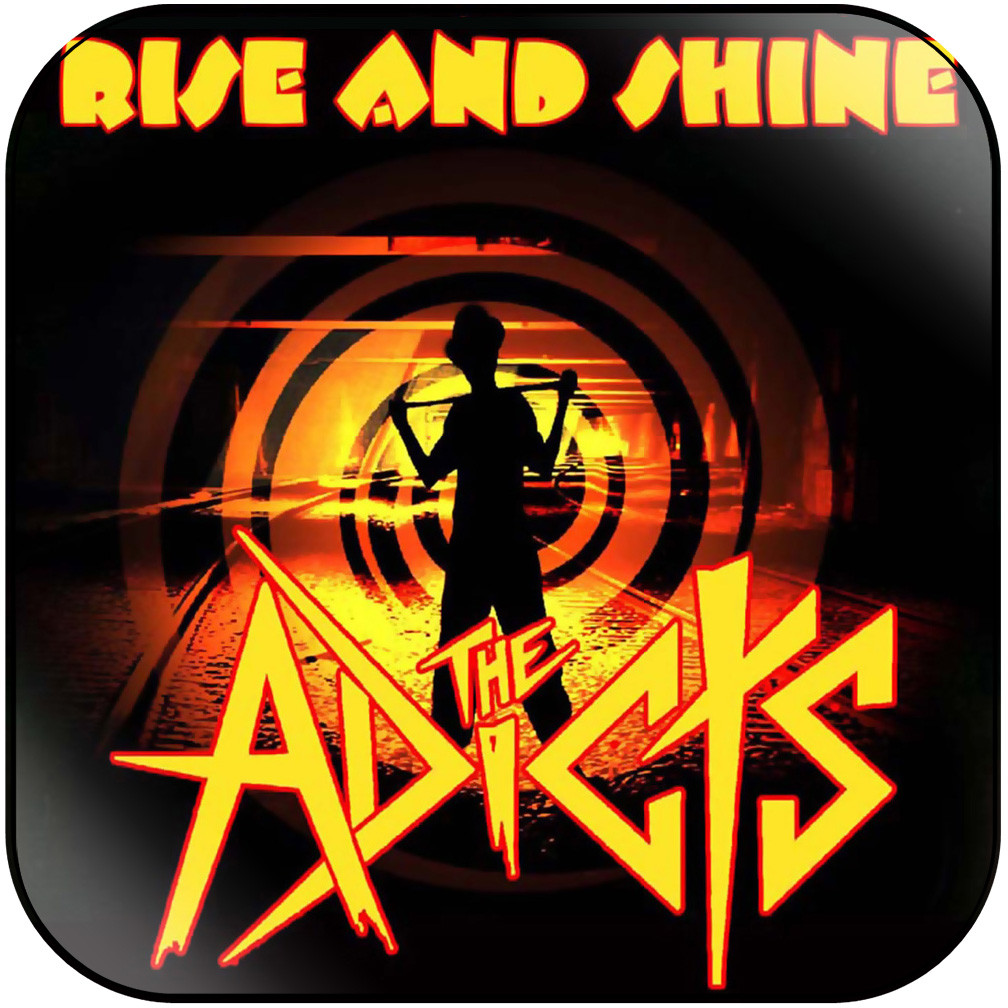 The Adicts Rise And Shine Album Cover Sticker Album Cover Sticker