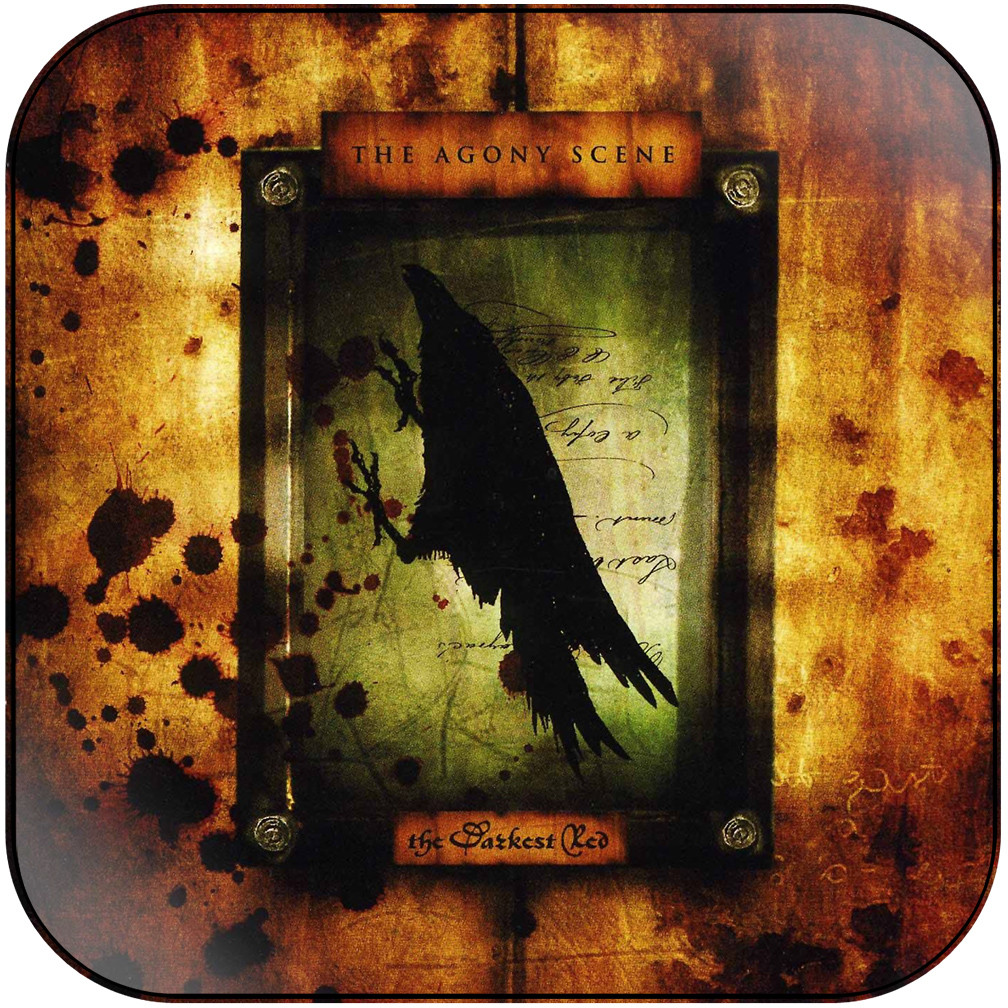 The Agony Scene The Darkest Red Album Cover Sticker Album Cover Sticker
