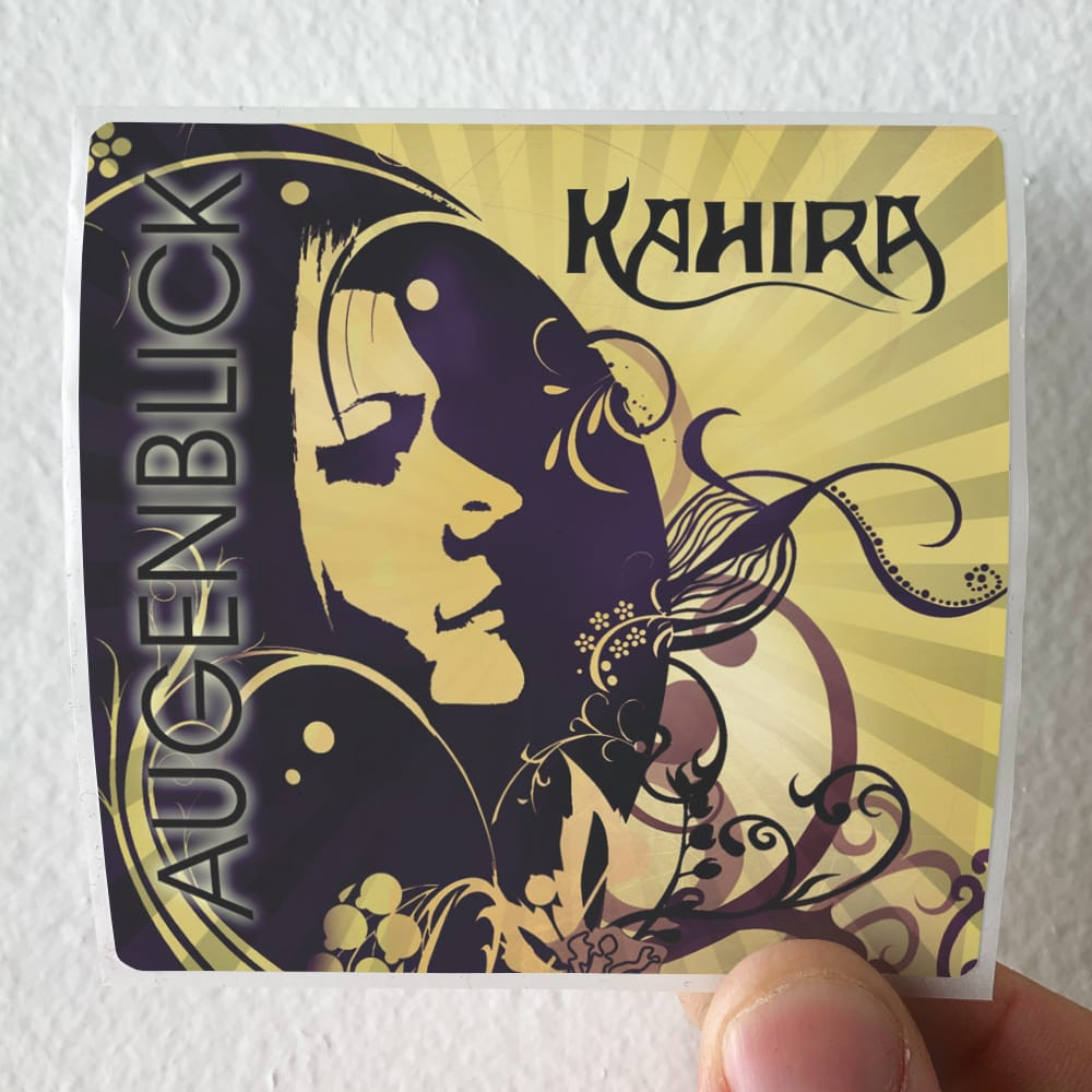 Kahira Augenblick Album Cover Sticker