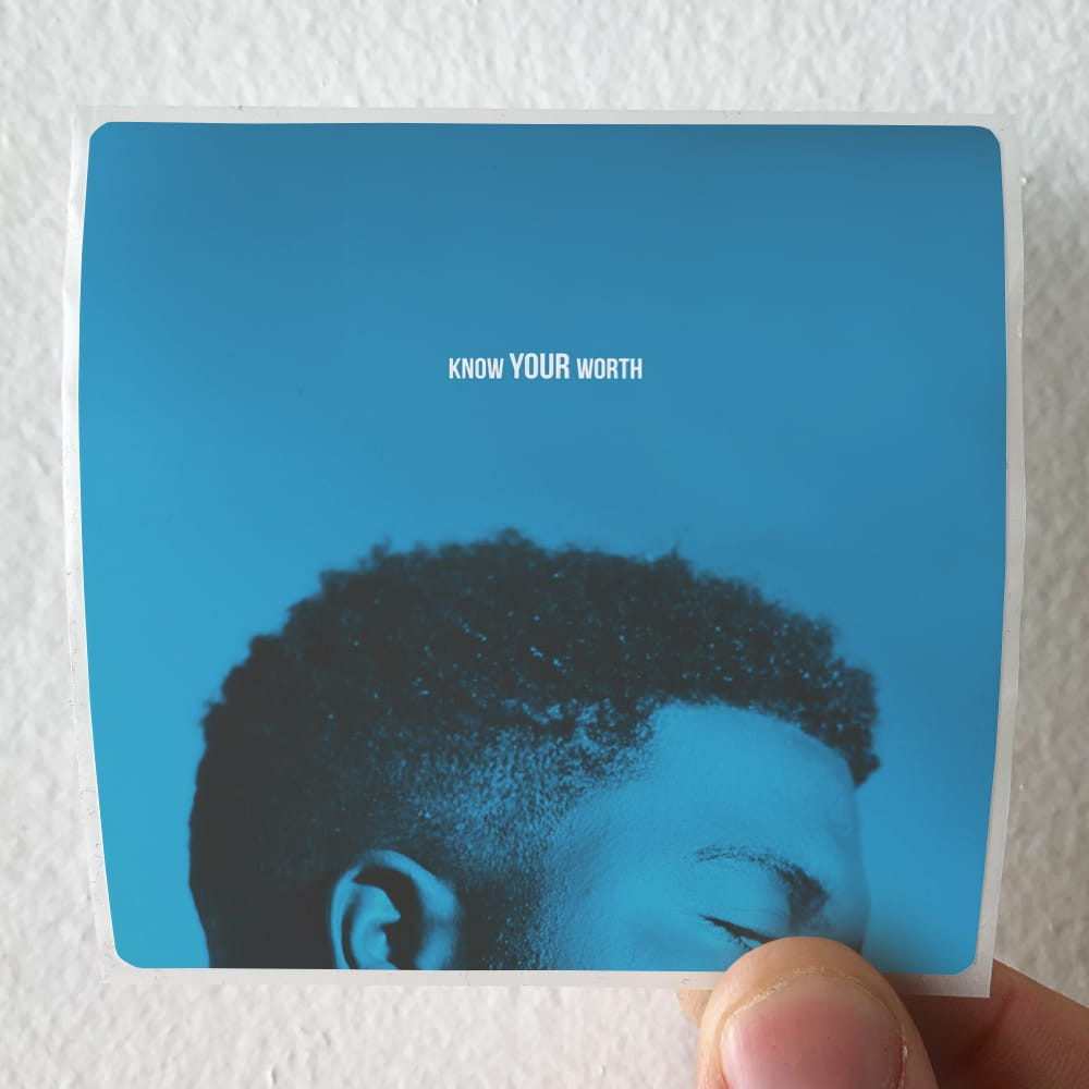 Khalid Know Your Worth Album Cover Sticker