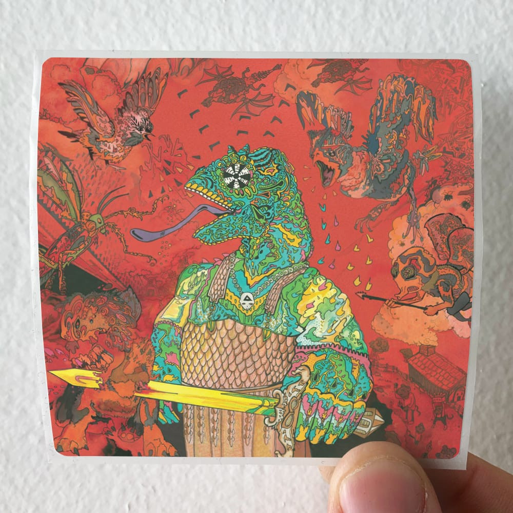King Gizzard and the Lizard Wizard 12 Bar Bruise Album Cover Sticker