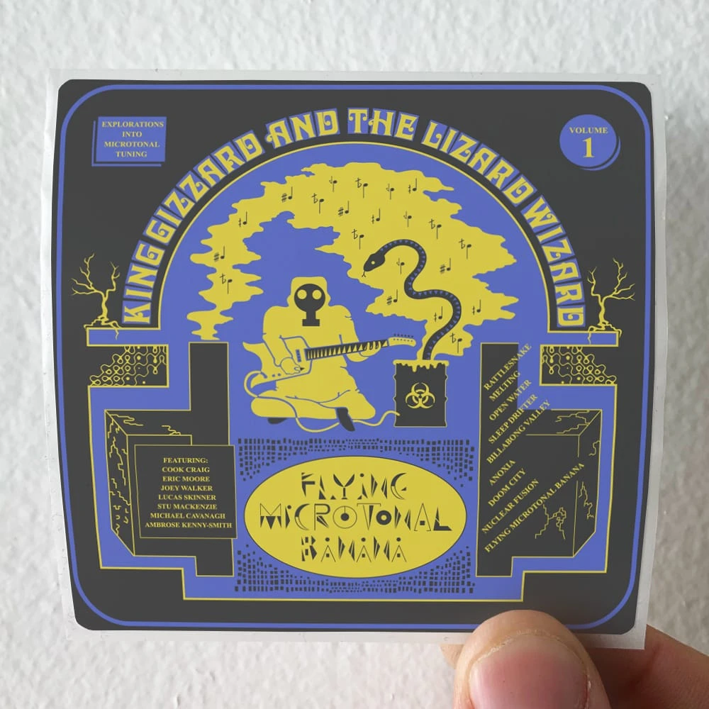 King Gizzard and the Lizard Wizard Flying Microtonal Banana Album Cover ...