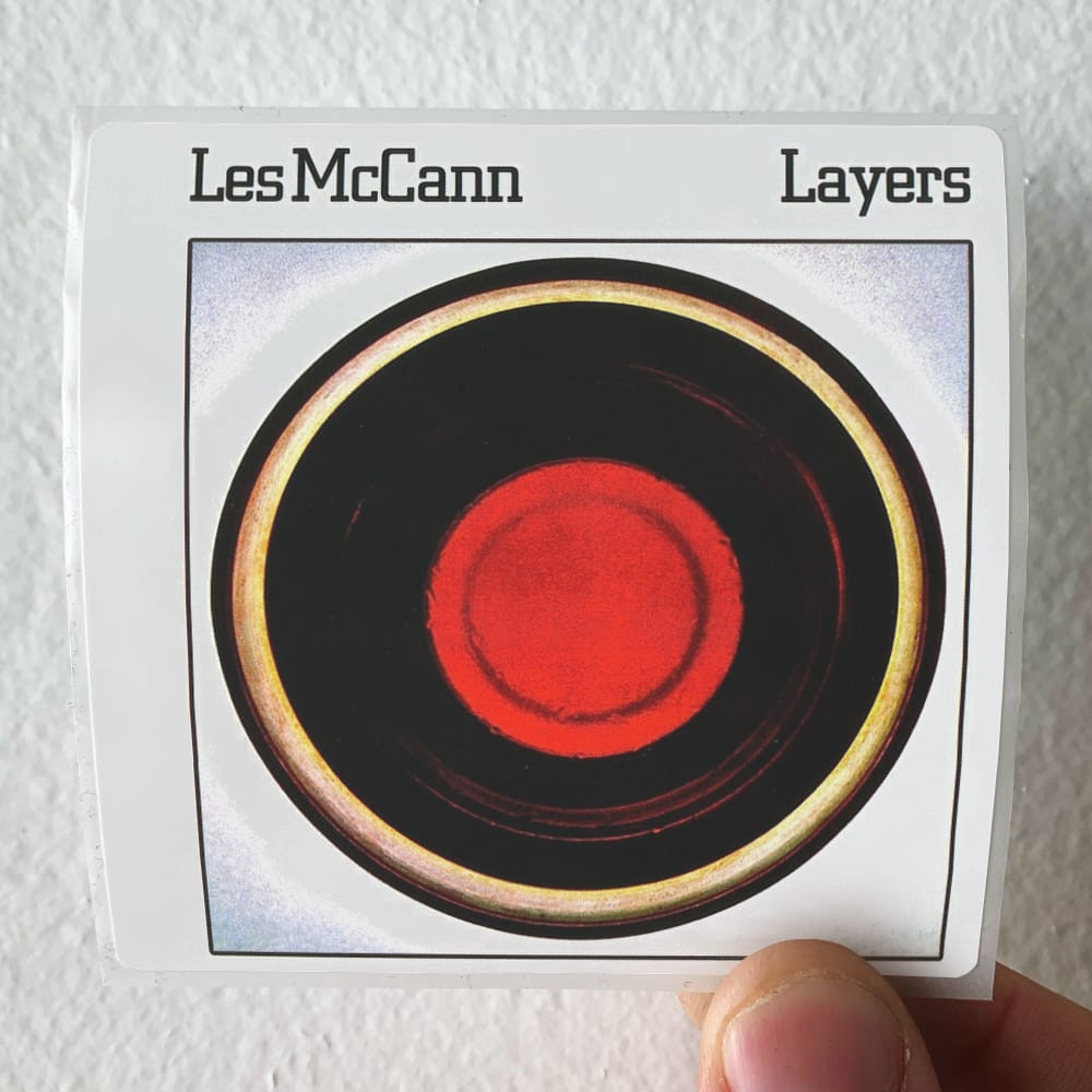 Les McCann Layers Album Cover Sticker