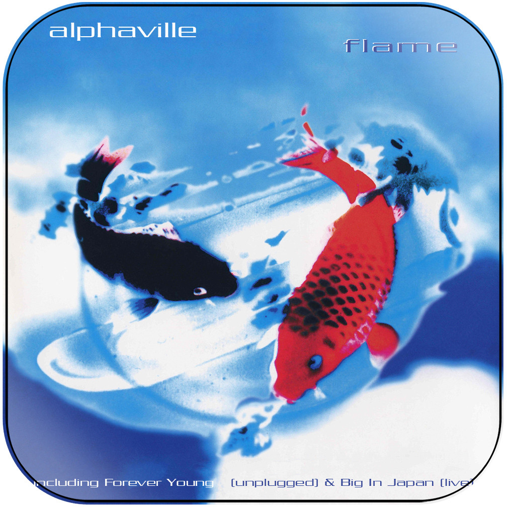 Alphaville Flame Album Cover Sticker Album Cover Sticker