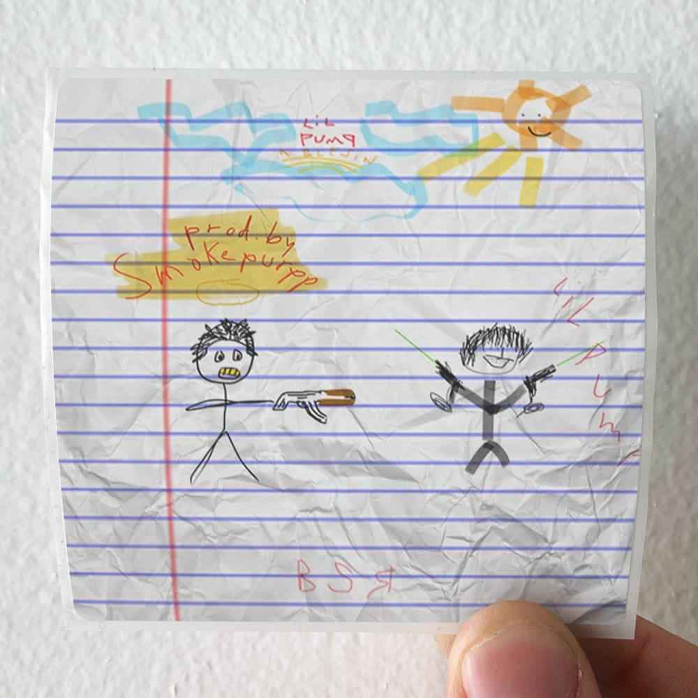 Lil Pump Lil Pump Album Cover Sticker