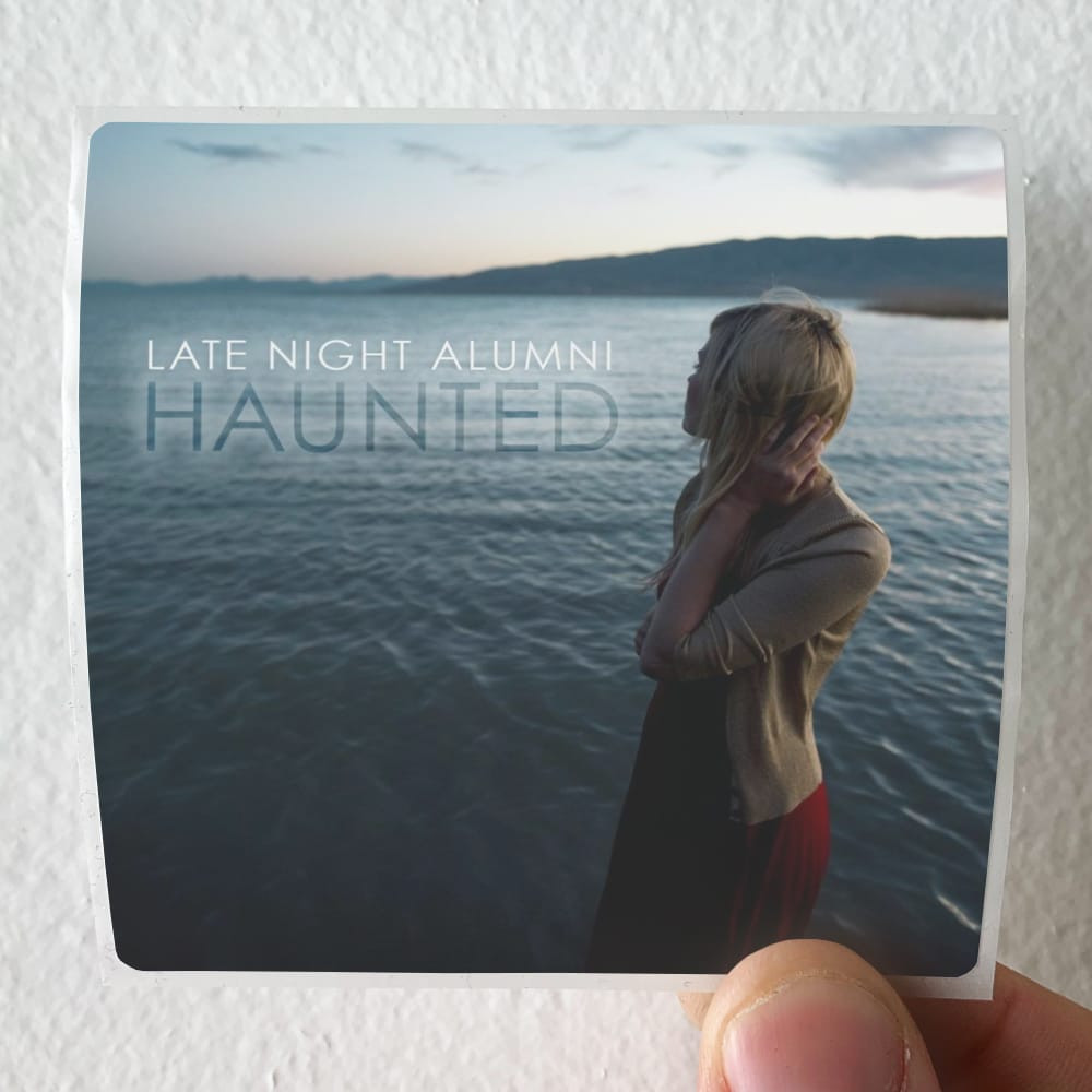Late Night Alumni Haunted Album Cover Sticker