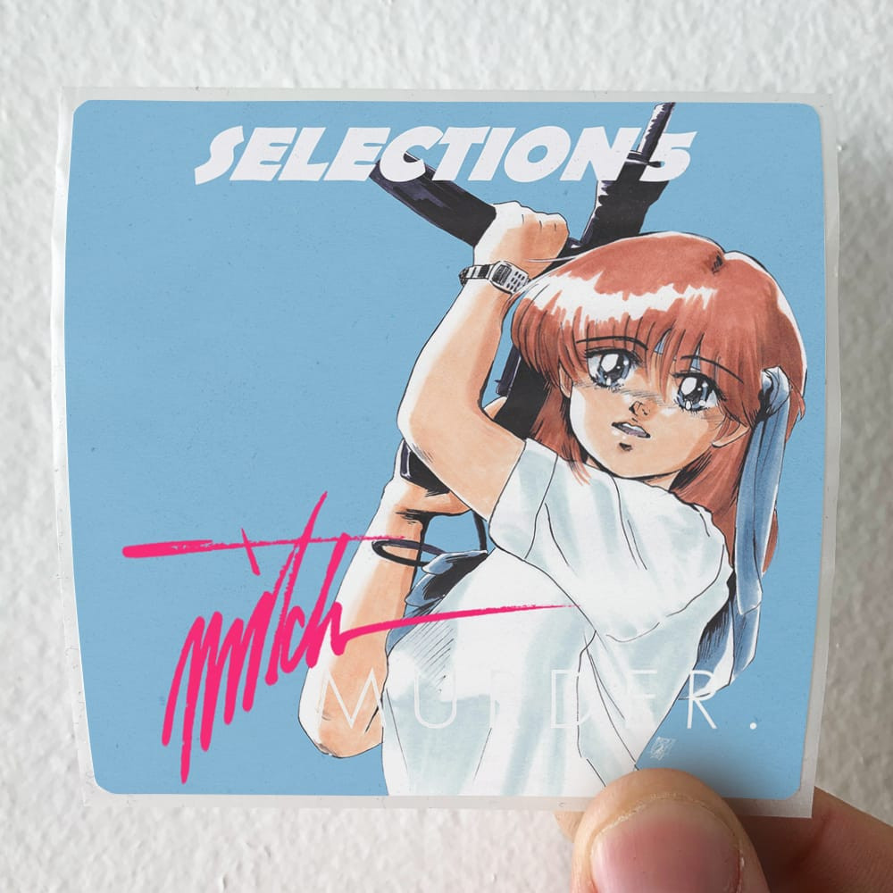 Mitch Murder Selection 5 Album Cover Sticker