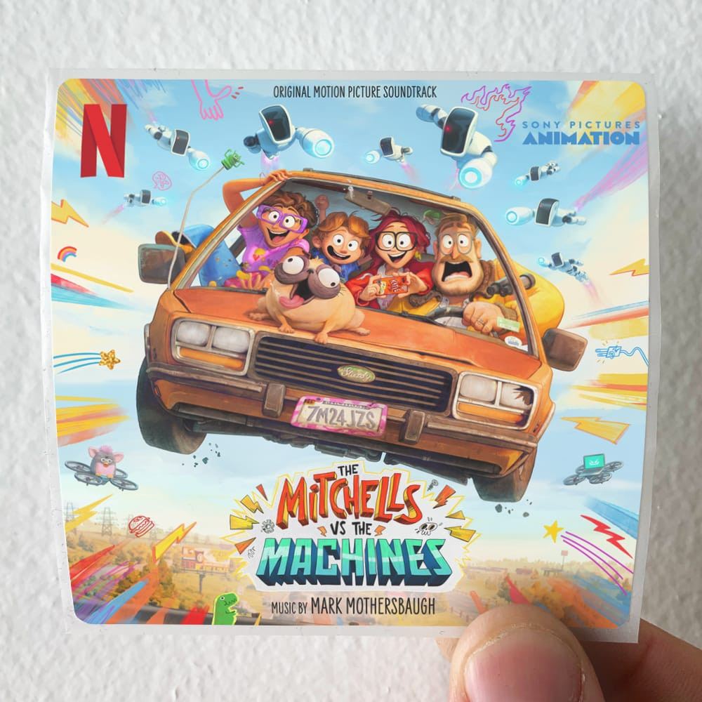 Mark Mothersbaugh The Mitchells Vs The Machines Album Cover Sticker