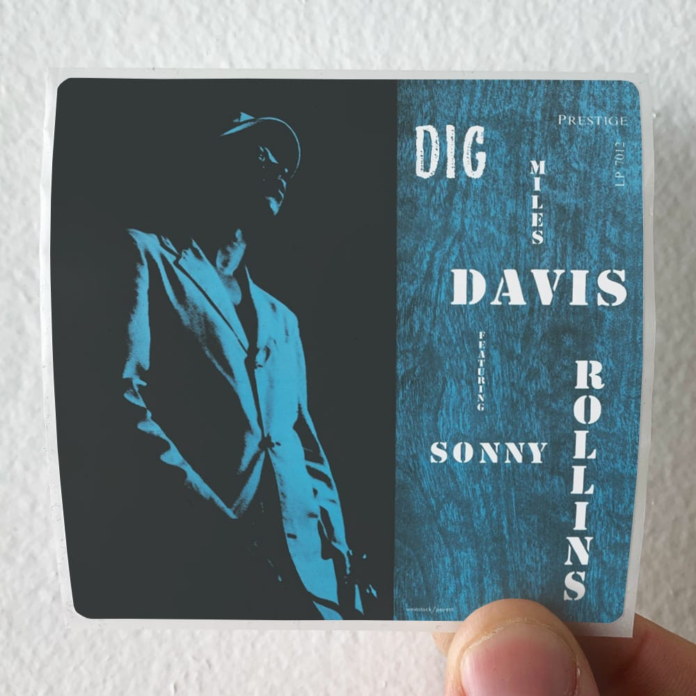 Miles Davis Dig Feat Sonny Rollins Album Cover Sticker