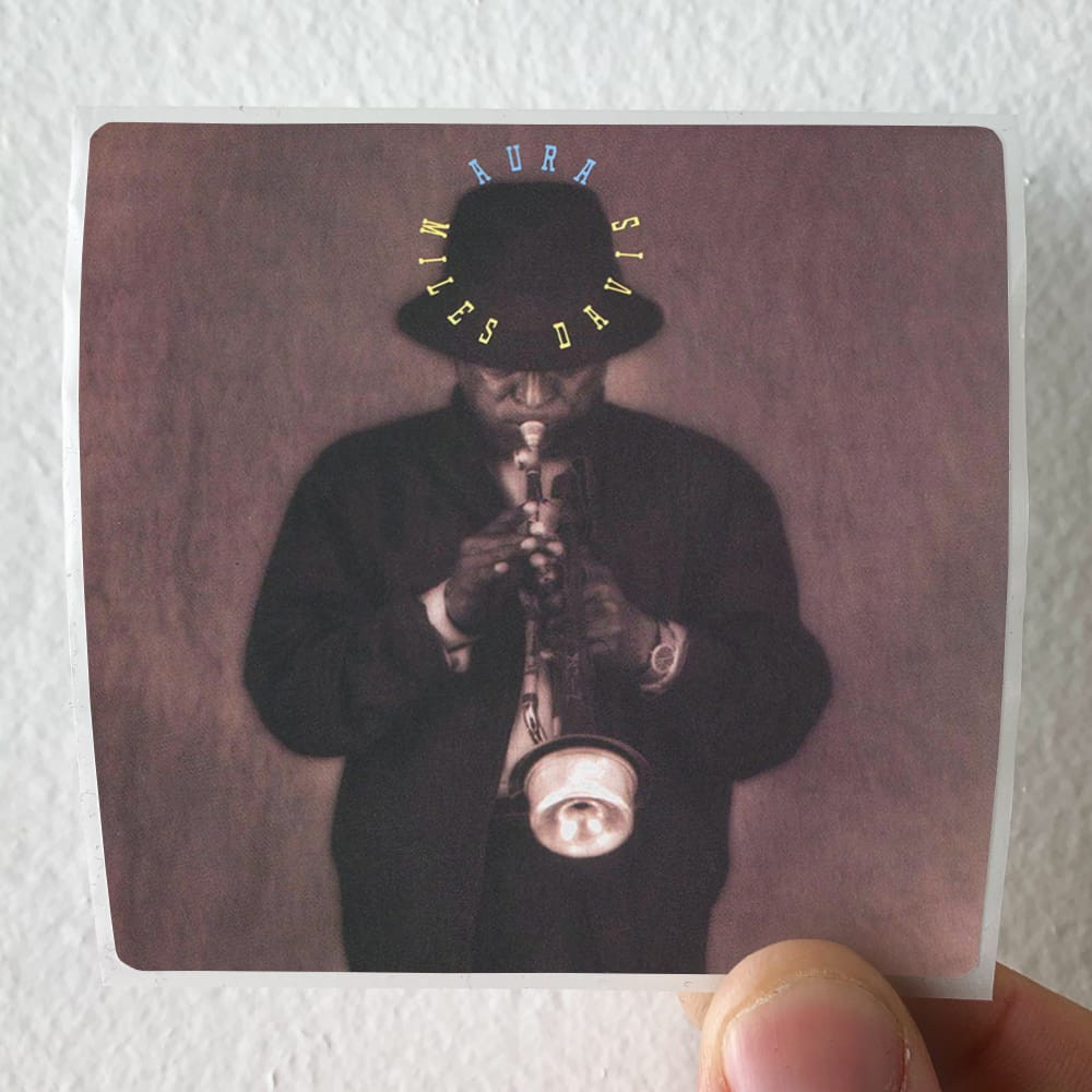 Miles Davis Aura Album Cover Sticker