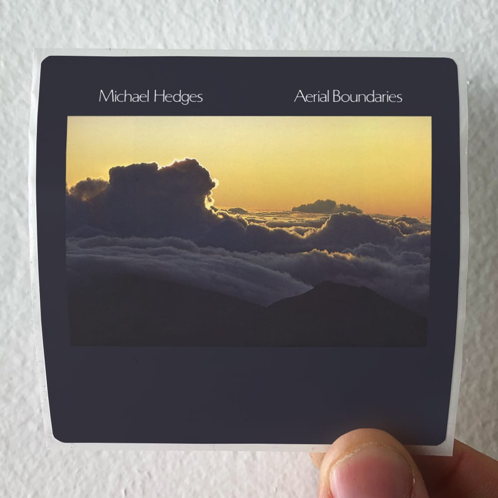 Michael Hedges Aerial Boundaries Album Cover Sticker