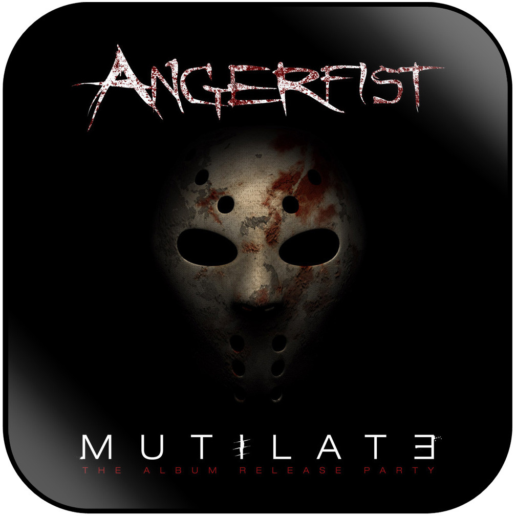Angerfist Mutilate Album Cover Sticker Album Cover Sticker