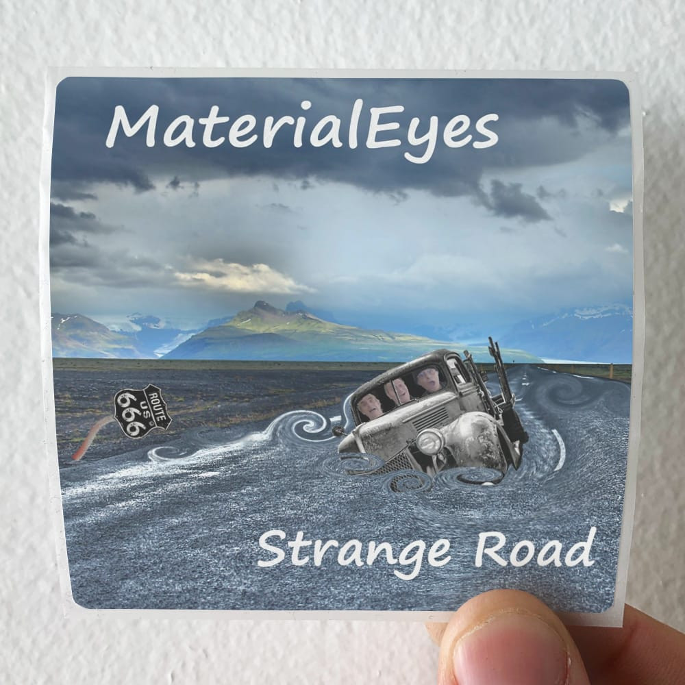 MaterialEyes Strange Road Album Cover Sticker