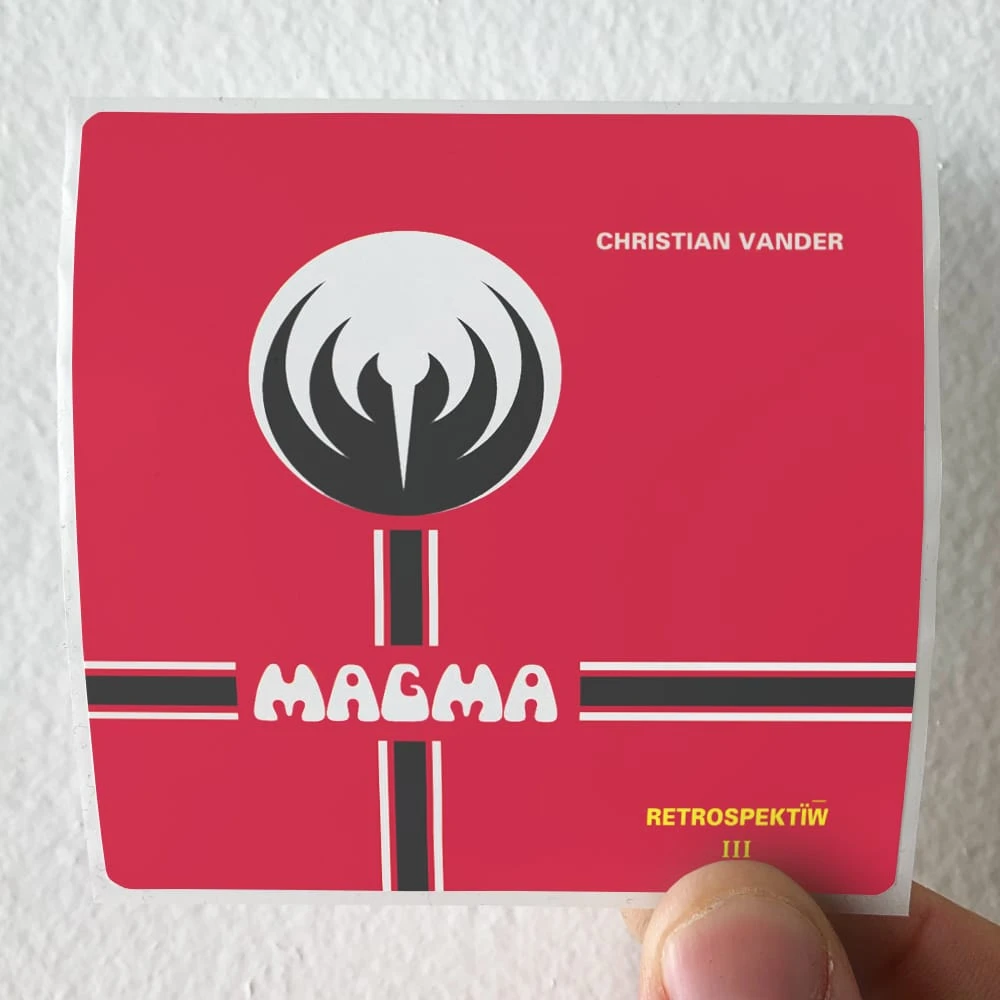 Magma Retrospektw Iii Album Cover Sticker