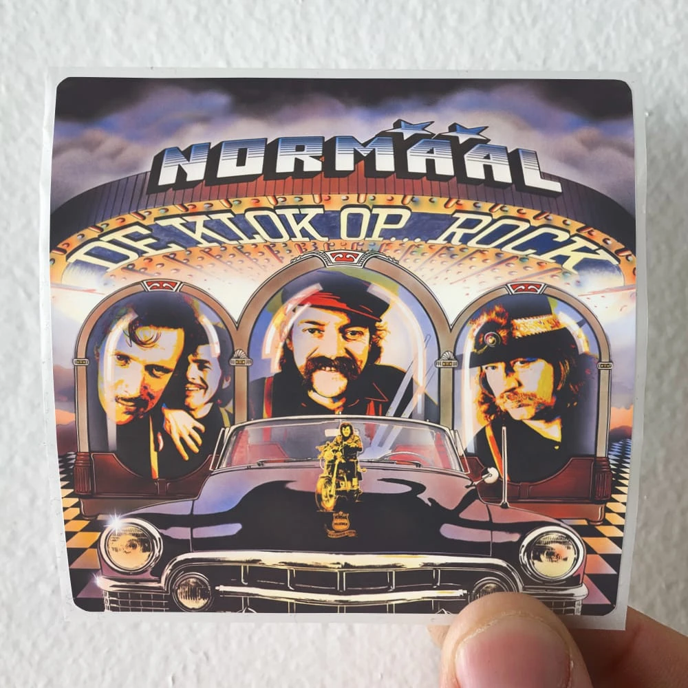 Normaal De Klok Op Rock Album Cover Sticker