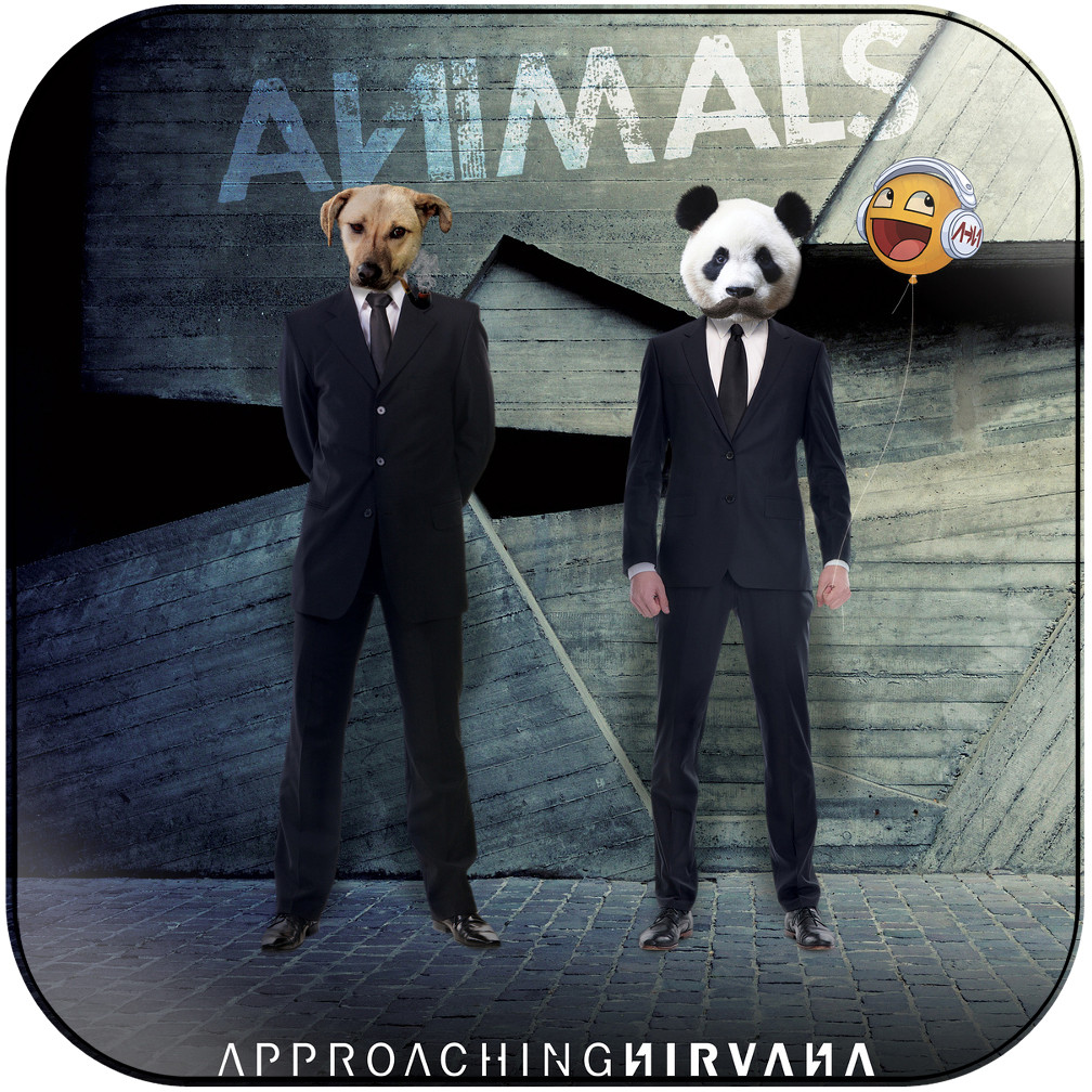Approaching Nirvana Animals Album Cover Sticker Album Cover Sticker