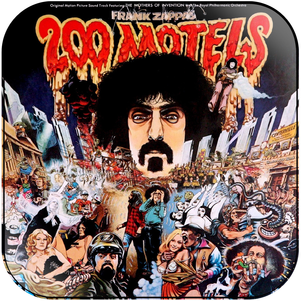 Frank Zappa 200 Motels Album Cover Sticker