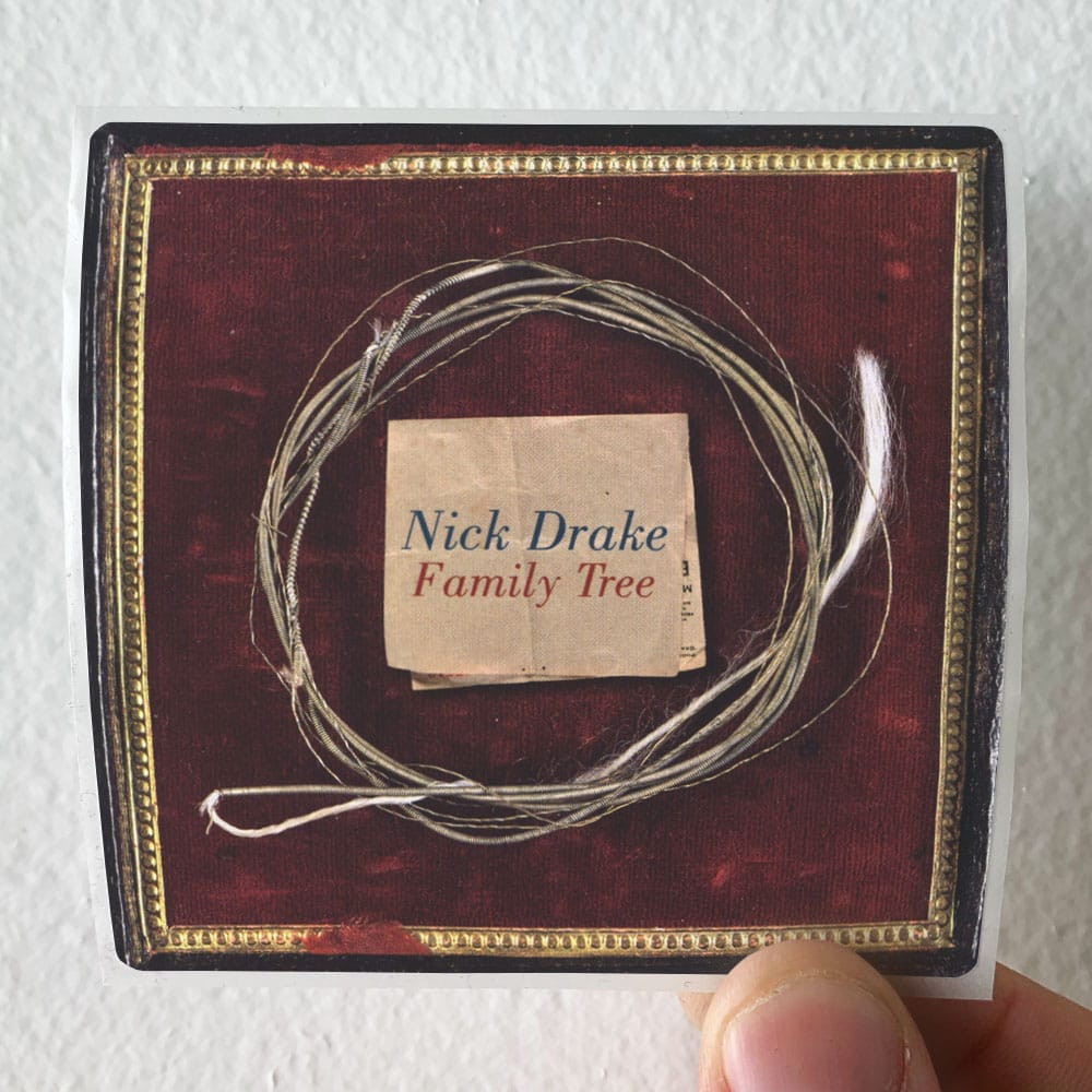 Nick Drake Family Tree Album Cover Sticker
