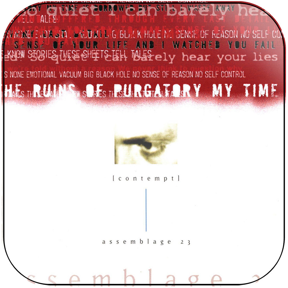 Assemblage 23 Contempt-2 Album Cover Sticker Album Cover Sticker