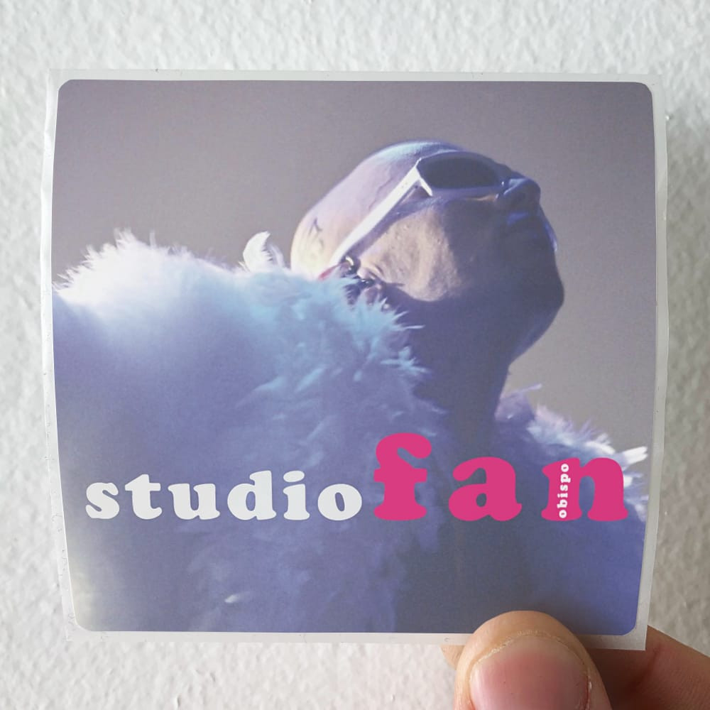 Pascal Obispo Studio Fan Album Cover Sticker