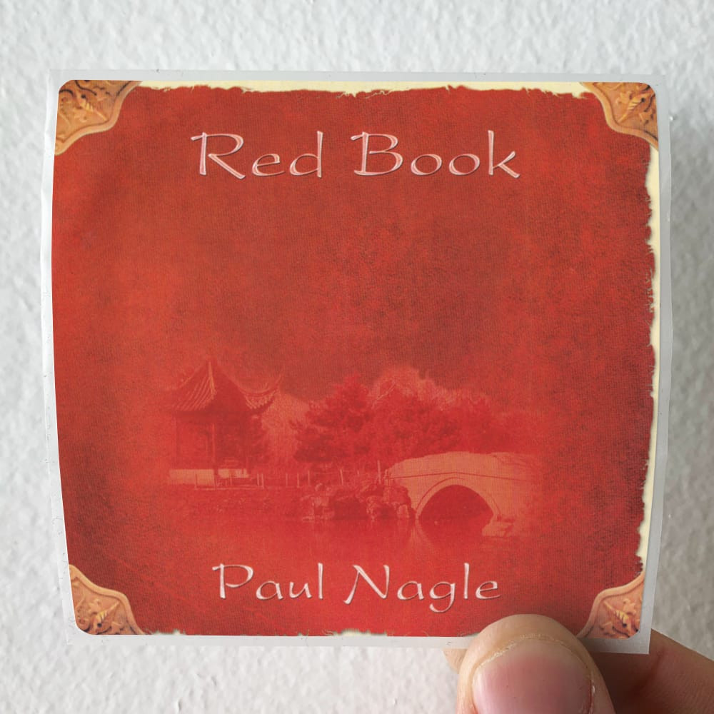 Paul Nagle Red Book Album Cover Sticker