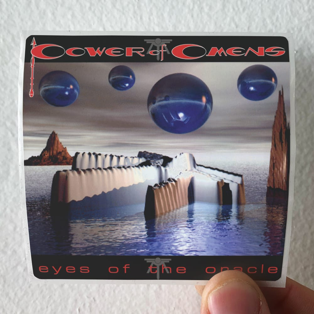 Power of Omens Eyes Of The Oracle Album Cover Sticker