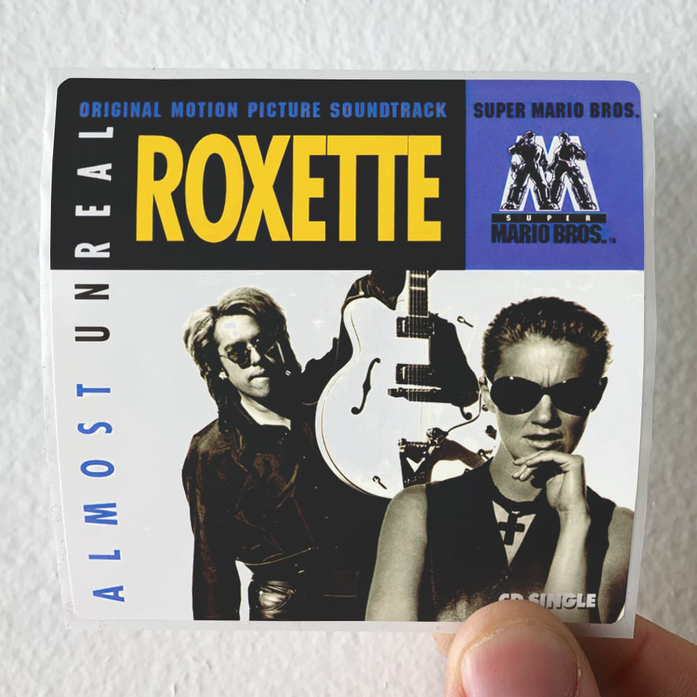 Roxette Almost Unreal 1 Album Cover Sticker
