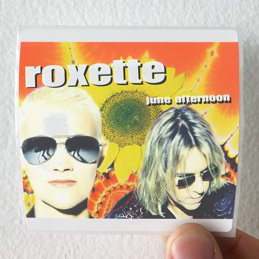 Roxette June Afternoon Album Cover Sticker