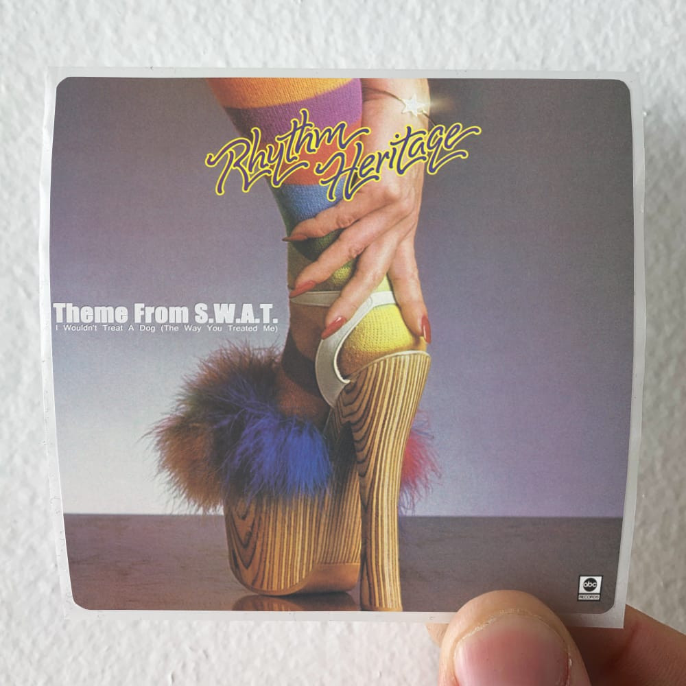 Rhythm Heritage Theme From Swat Album Cover Sticker