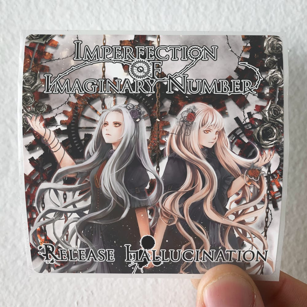 Release hallucination Imperfection Of Imaginary Number Album Cover Sticker